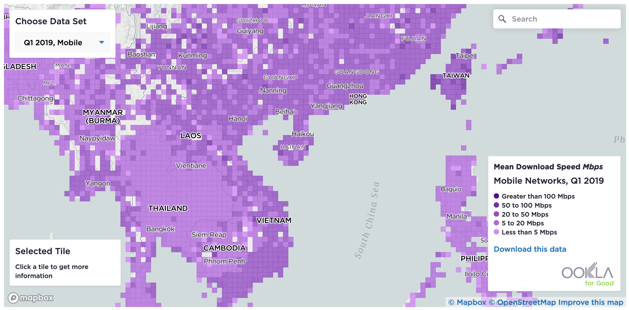 Ookla Launches Global Network Performance Maps with MTS and GLJS